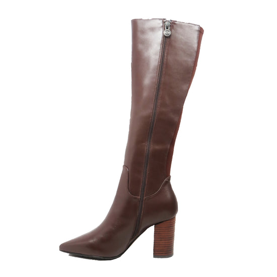 SoleiMani Barcelona Narrow Calf Dress & Casual Heel Boots – Slim Calf Boots
