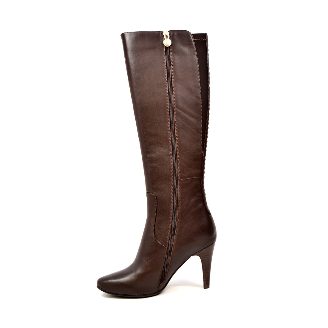 SoleiMani Paradise Narrow Calf Heel Dress Boots – Slim Calf Boots