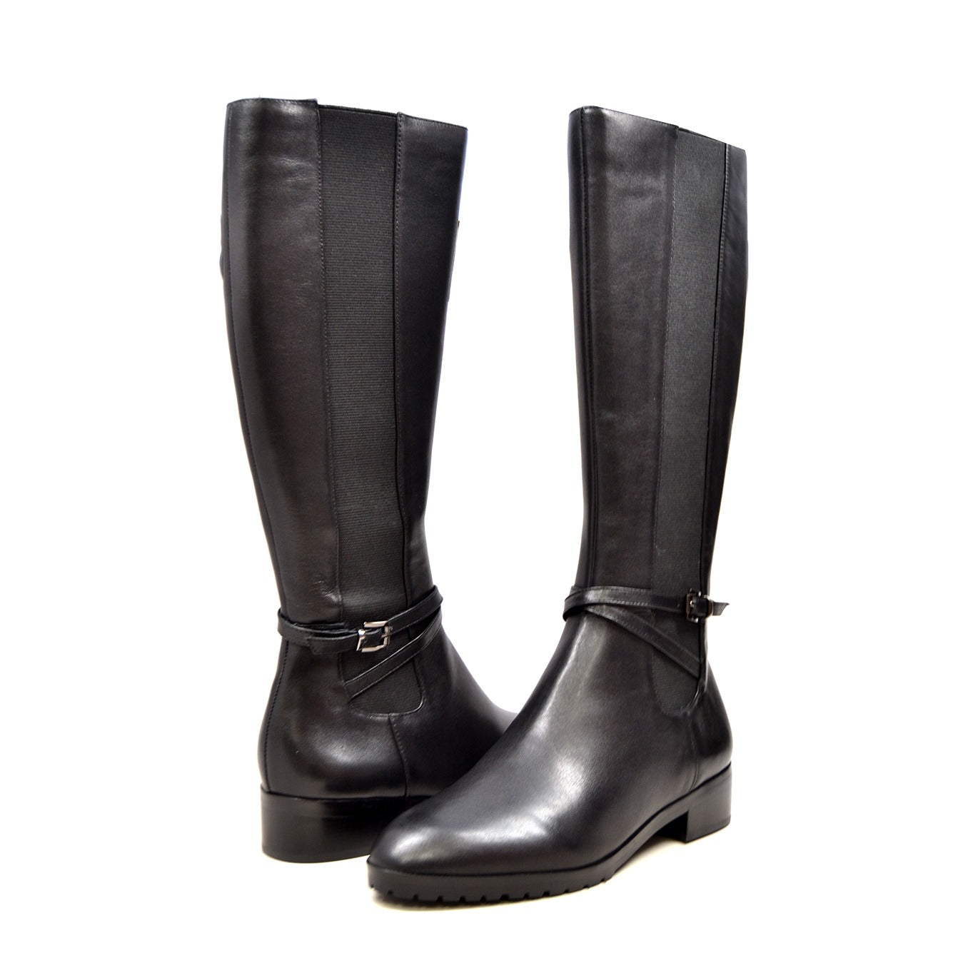 SoleiMani Noosh Low Narrow Calf Riding Boots – Slim Calf Boots